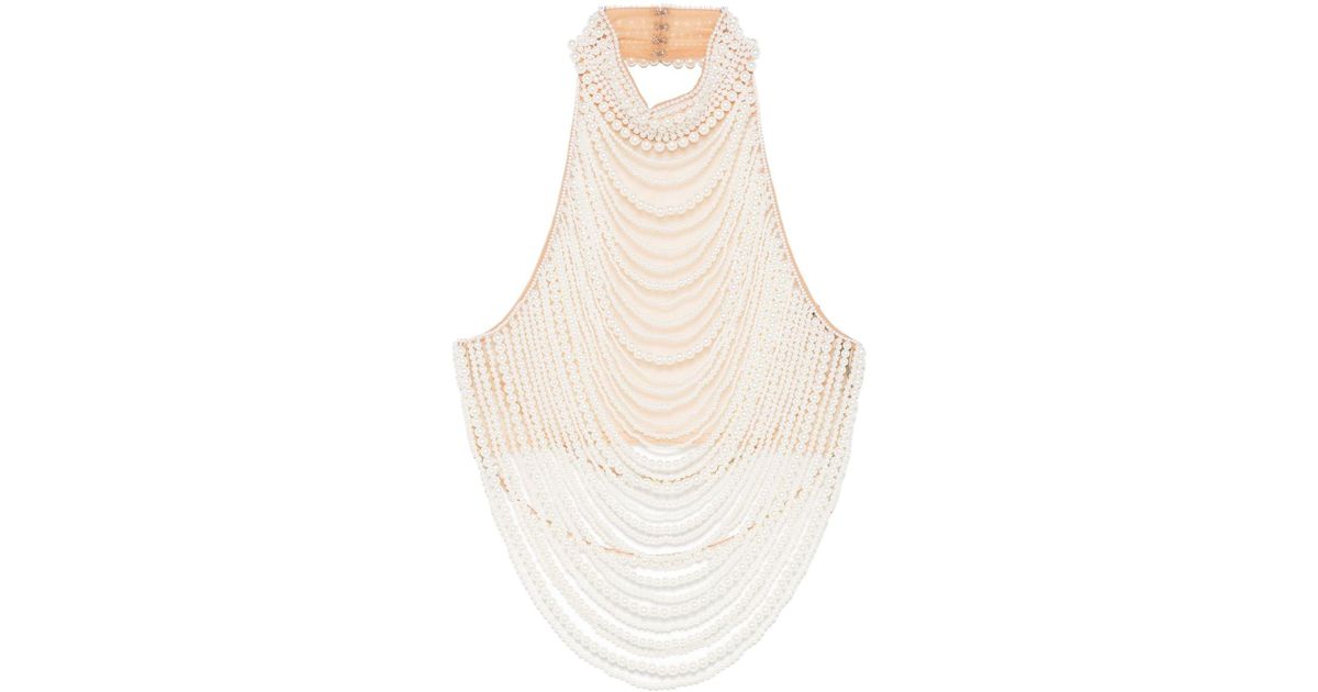 retroféte Elsie Top in White | Lyst