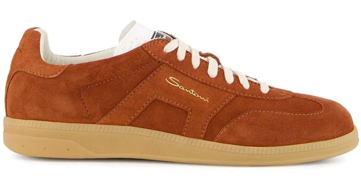 Baskets Dbs Oly Santoni pour homme en coloris Marron | Lyst