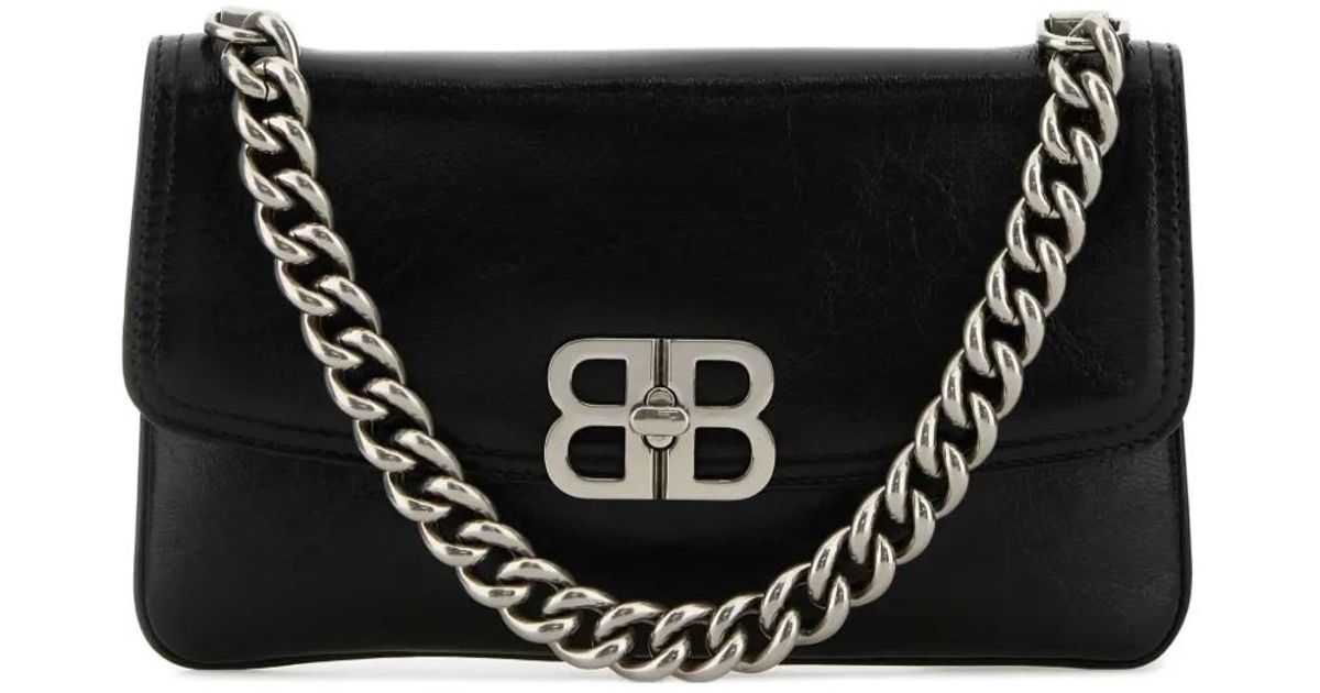 Balenciaga Small Bb Soft Small Tote Bag in Black | Lyst