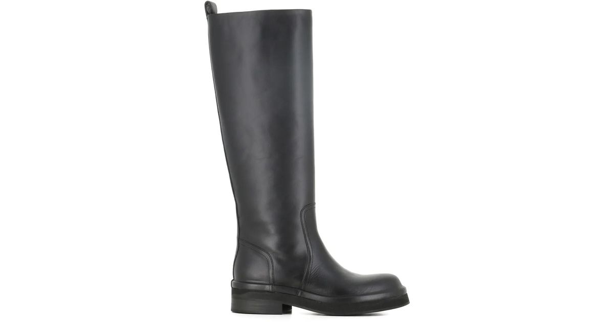 Roberto Del Carlo Leather Boots in Black | Lyst