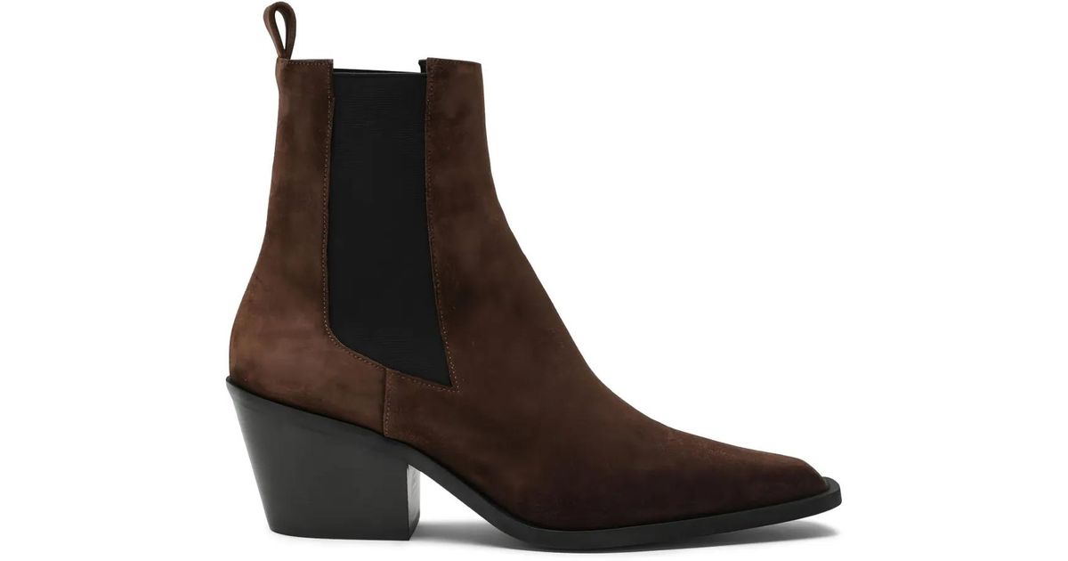 A.Emery The Leo Suede Boots in Brown | Lyst