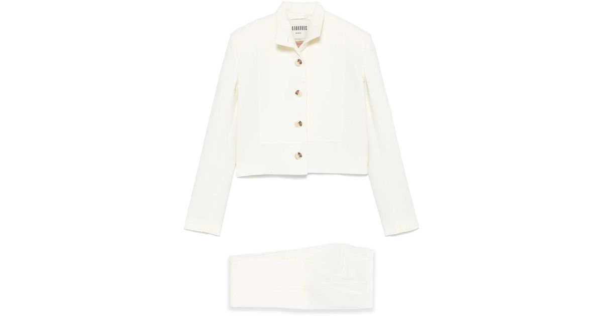 BATAKOVIC Belgrade Natasha Suit in White | Lyst