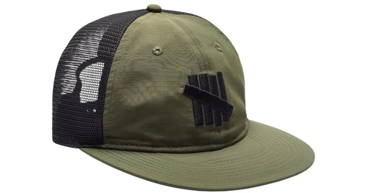 Undefeated Mesh-Panel Snapback Cap in Green for Men | Lyst UK