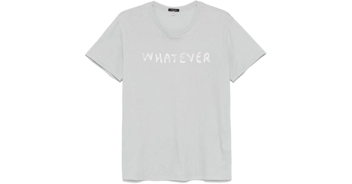 R13 "Whatever Boy" T-Shirt in White | Lyst