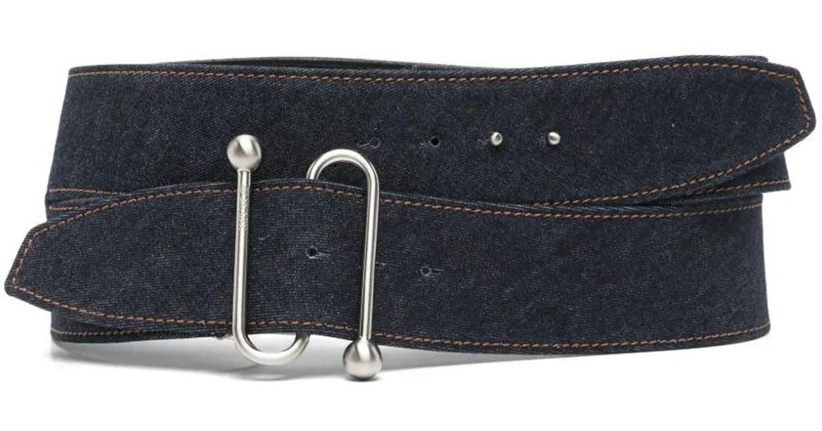 Sportmax Arabba Belt in Blue | Lyst
