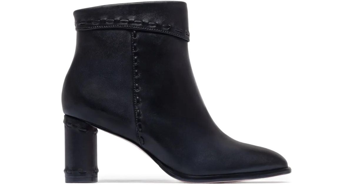 Bernardo 1946 7. Gene Block-Heel Boots in Black | Lyst UK