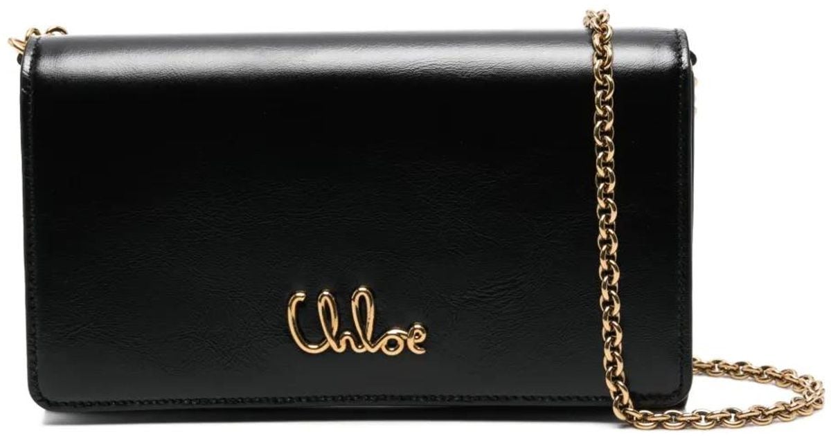 Chloé Iconic Cross Body Bag in Black | Lyst