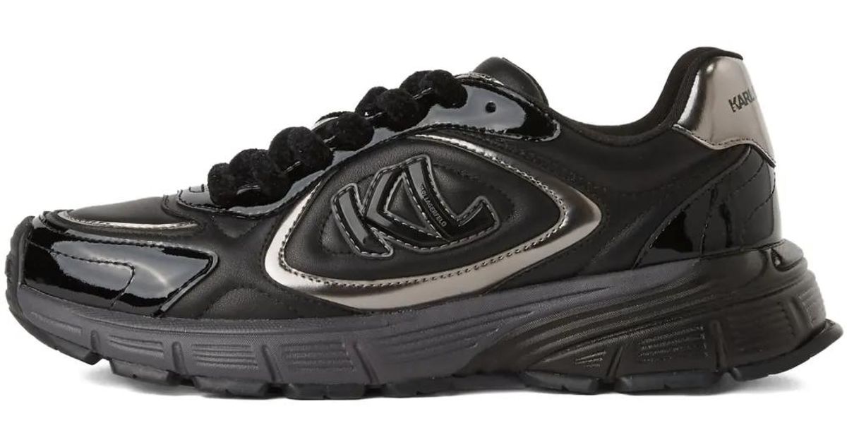 KARL LAGERFELD Orion Side-Trim Sneakers in Black | Lyst UK