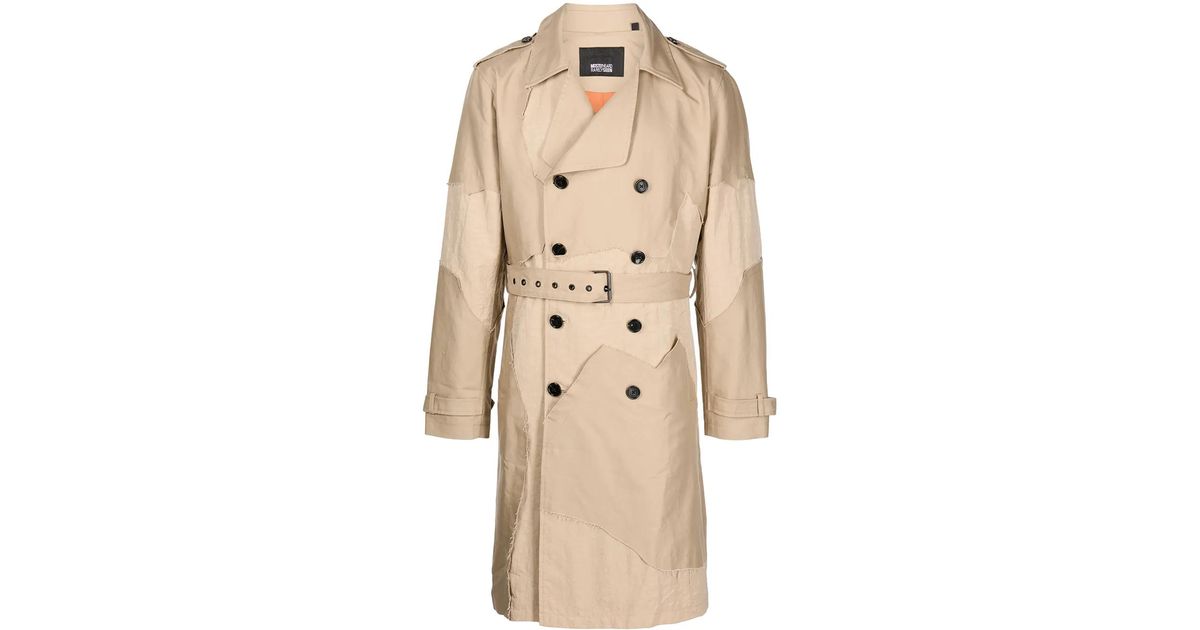 Mostly Heard Rarely Seen Two-Tone Double-Breasted Coat in Natural for ...