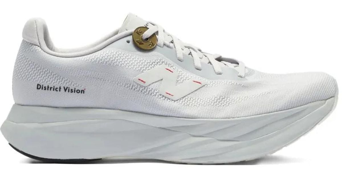 New Balance X District Vision Sc Elite V5 Logo-patch Sneakers in White ...