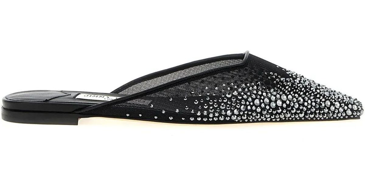 Jimmy Choo Vivi Slippers in White | Lyst