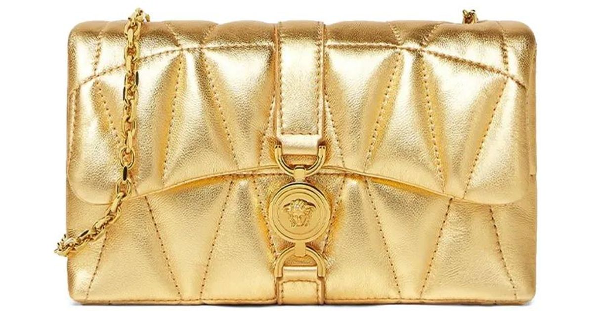 Versace Kleio Mini Bag in Metallic | Lyst