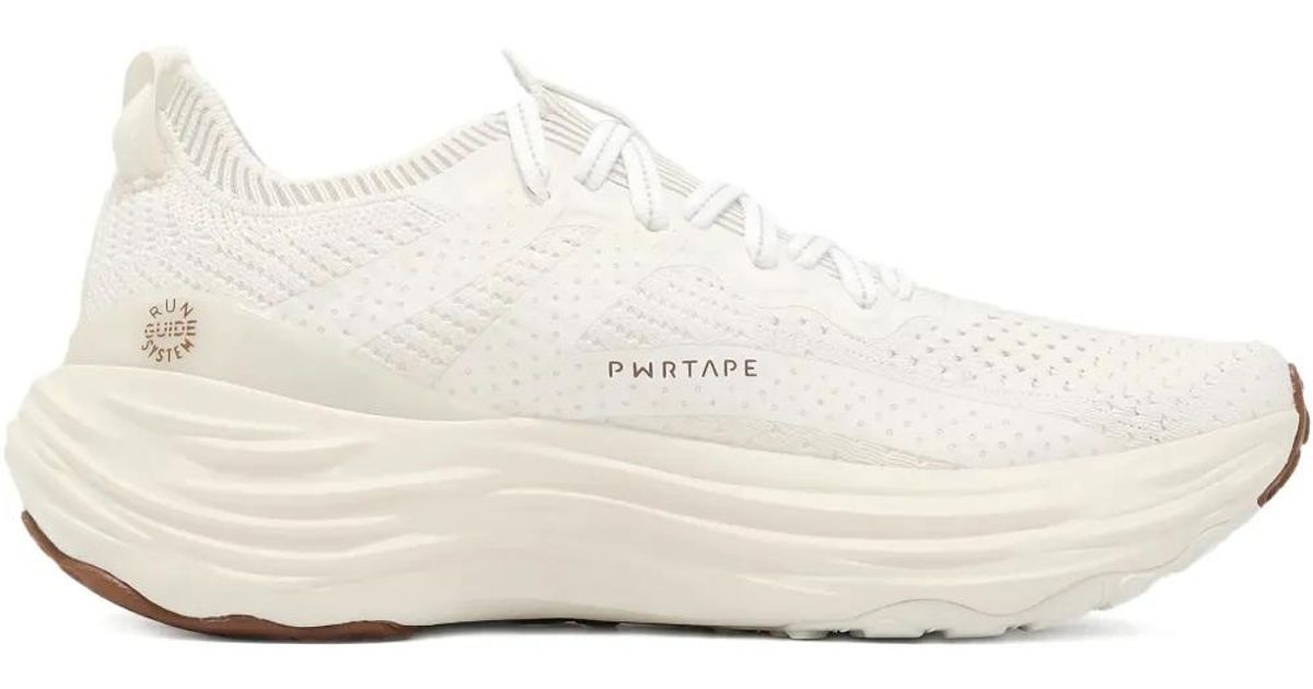PUMA Foreverrun Nitro Knit "Warm Teak" Sneakers in White | Lyst