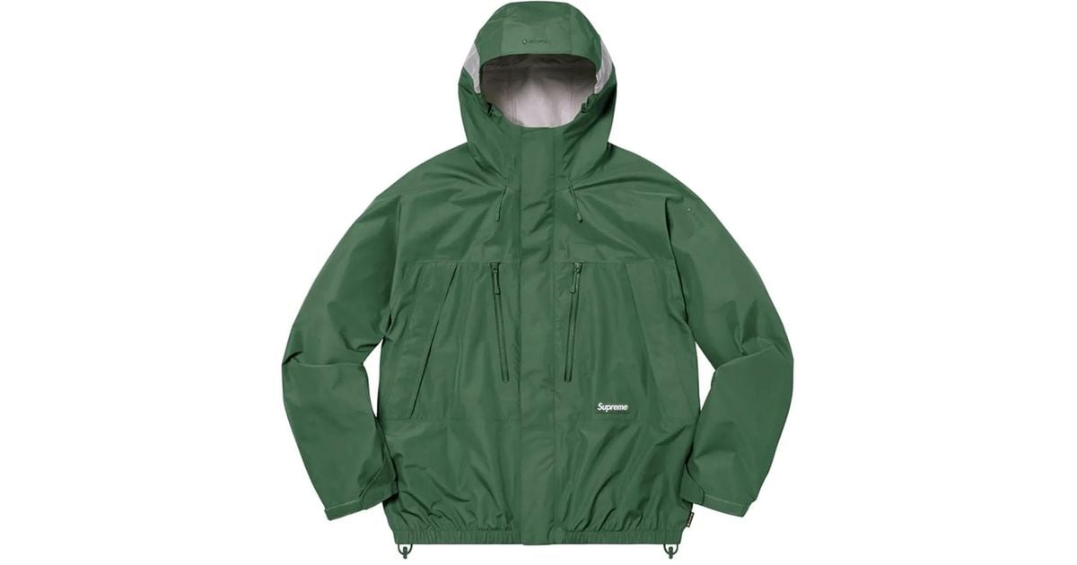 Supreme Gore-Tex Taped-Seam Shell Jacket in Green for Men | Lyst