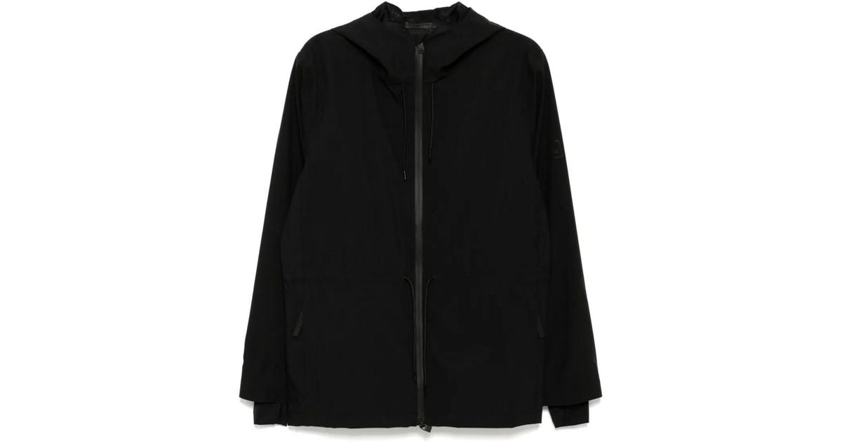 Rains Suva Hardshell String Jacket in Black | Lyst