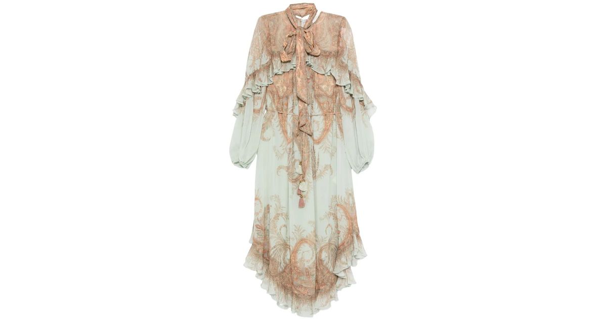 Zimmermann Dresses in Natural | Lyst
