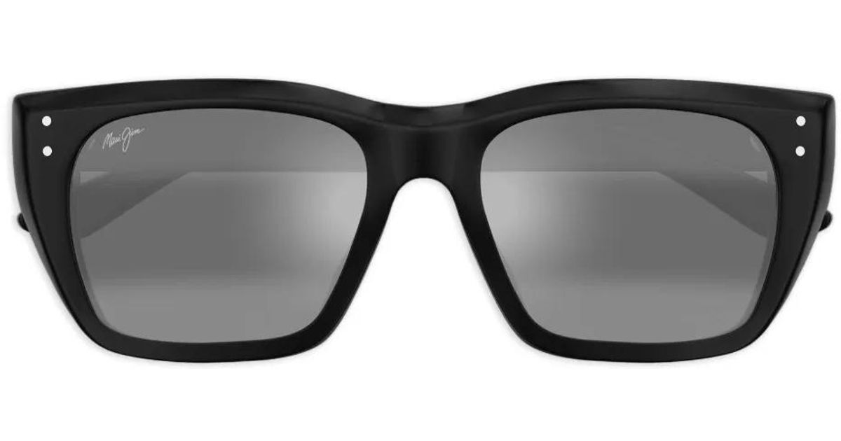 Maui Jim Aloha Lane Square-Frame Sunglasses in Black | Lyst UK