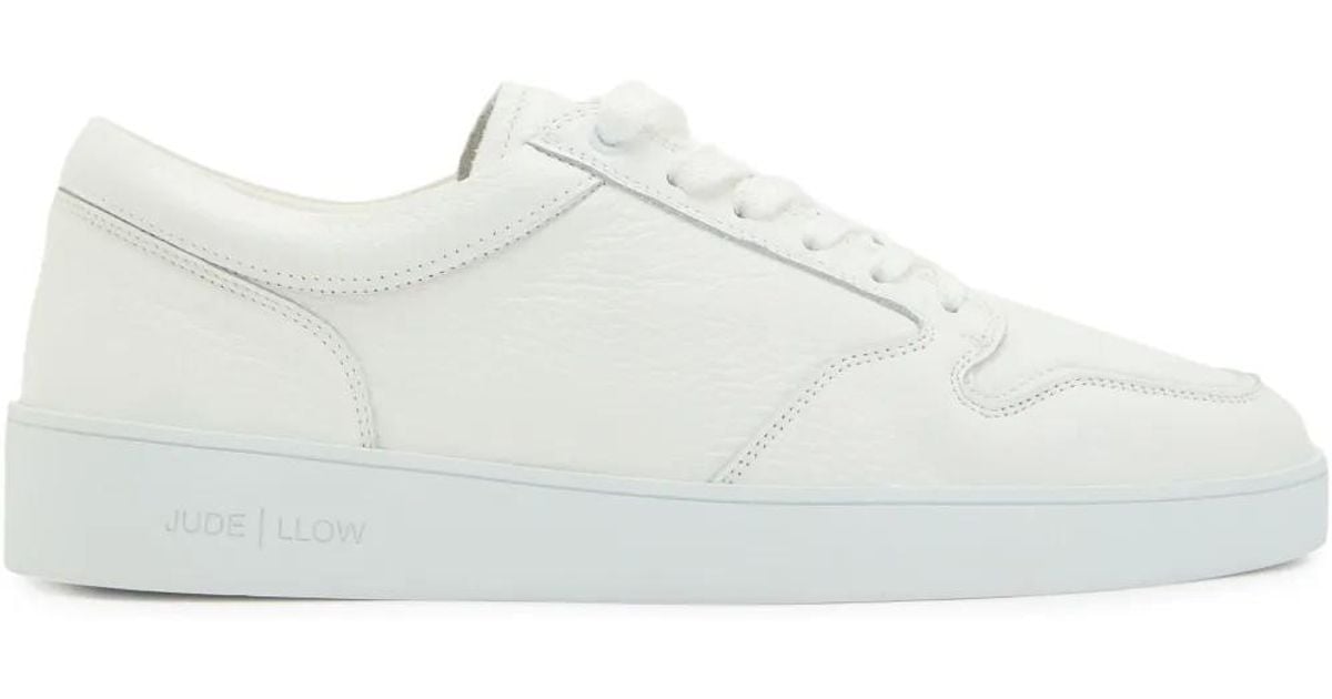 Jude Llow Telier Textured Low-Top Sneakers in White for Men | Lyst UK