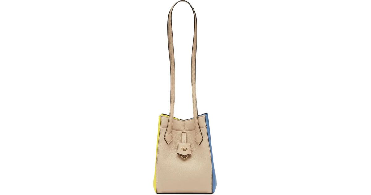 Fendi Mini Origami Tote Bag in Natural | Lyst