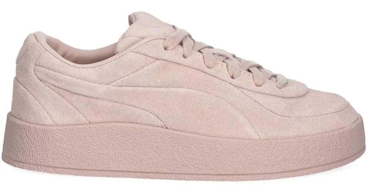PUMA Ca Luxe Elevated Platform Sneakers in Pink | Lyst