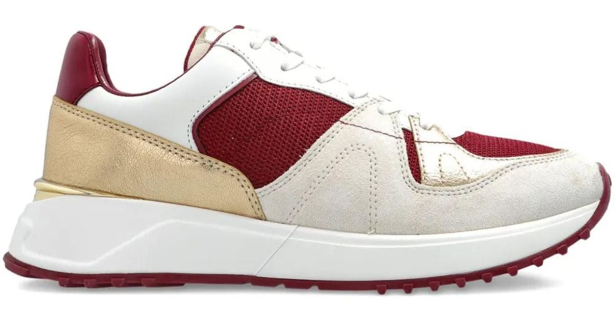 MICHAEL Michael Kors Multi-Panel Sneakers in Pink | Lyst