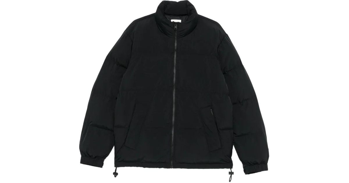 Sandro High-Neck Puffer Jacket in Black for Men | Lyst UK