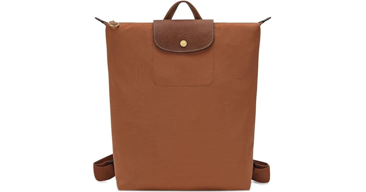 Longchamp Medium Le Pliage Original Backpack in Brown | Lyst