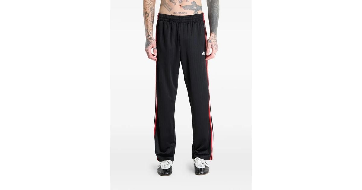 adidas Firebird Pinstripe Track Pants in Black for Men | Lyst UK