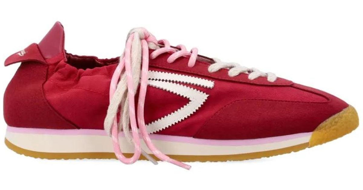 PURAAI Logo Sneakers in Red | Lyst
