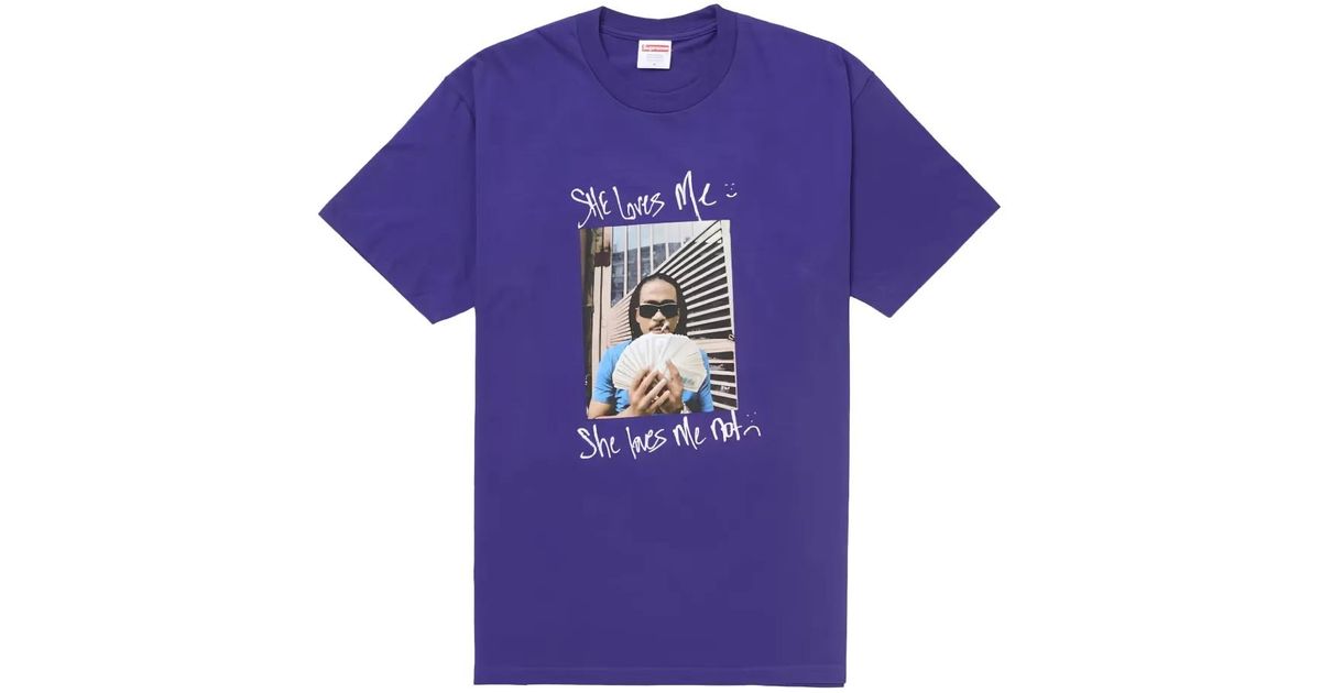 Supreme Max B Graphic T-Shirt in Purple for Men | Lyst UK