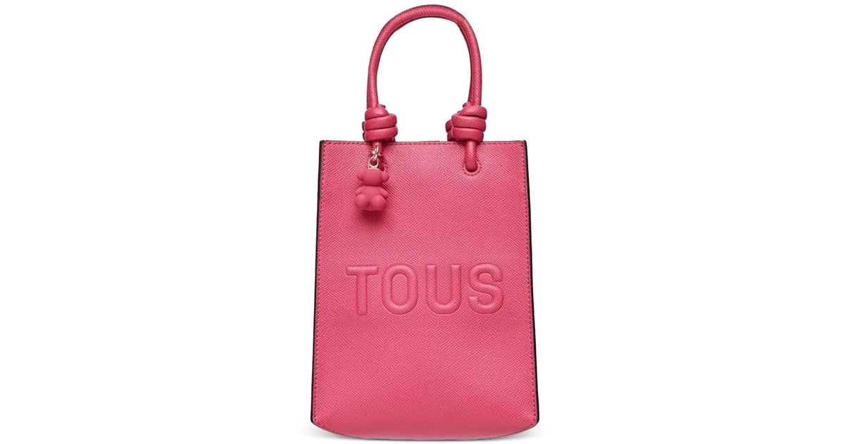 Tous Logo-Embossed Tote Bag in Pink | Lyst UK