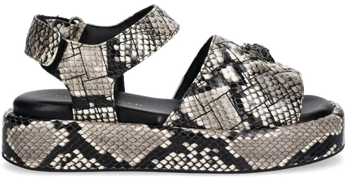 Kurt Geiger 45Mm Onyx Sandals in Black | Lyst