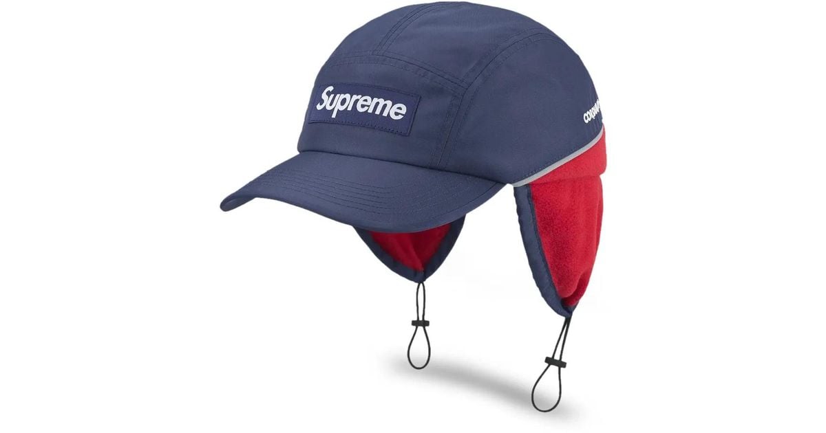 Supreme Earflap Cap in Blue for Men | Lyst Canada
