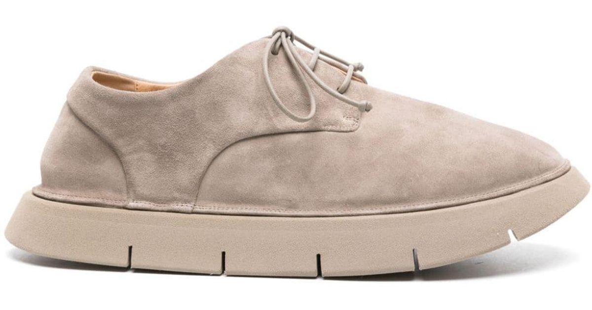 Marsèll Intagliata Suede Derby Shoes in Natural for Men | Lyst