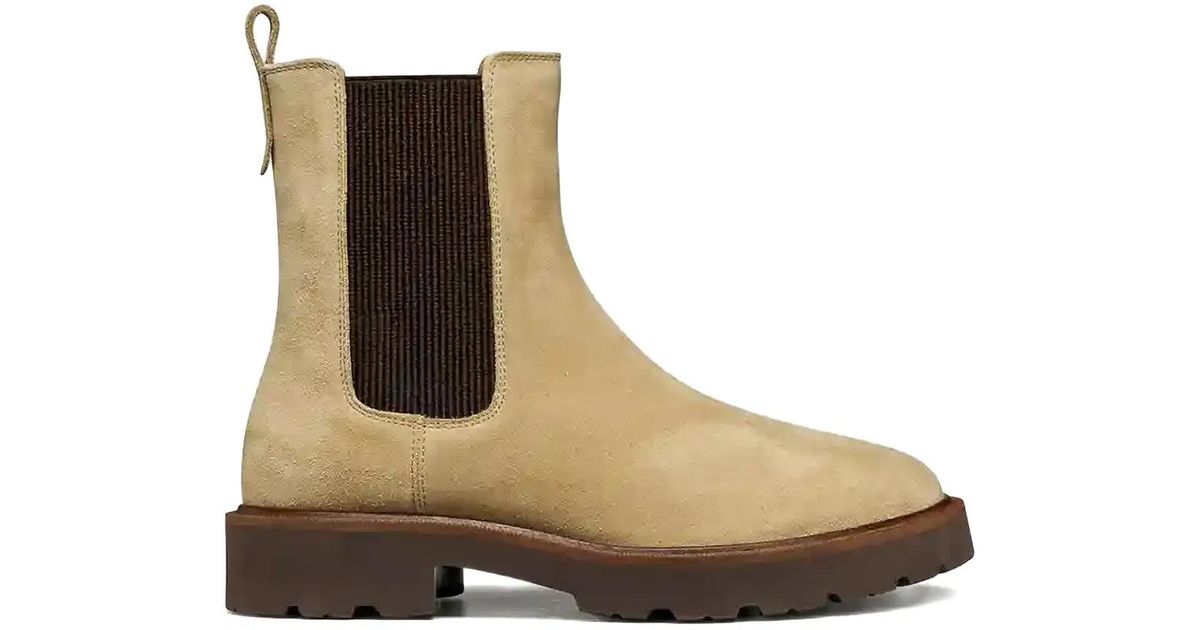 Geox 40Mm Norize Pull-Tab Lug-Sole Boots in Brown | Lyst UK