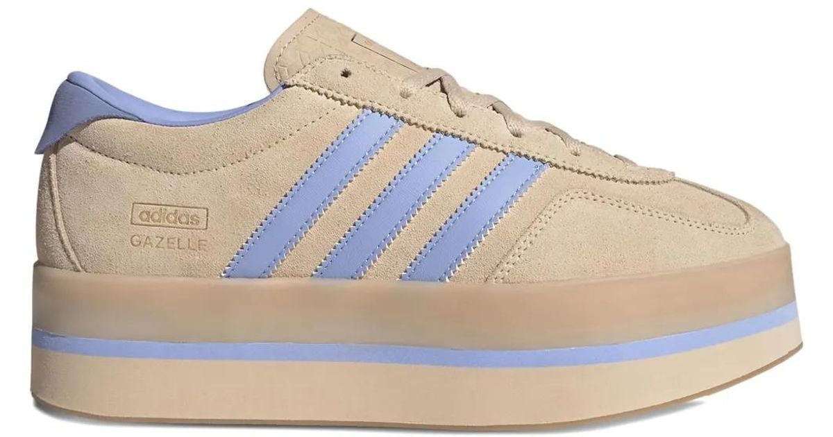 adidas Gazelle Stack Sneakers in Natural | Lyst UK