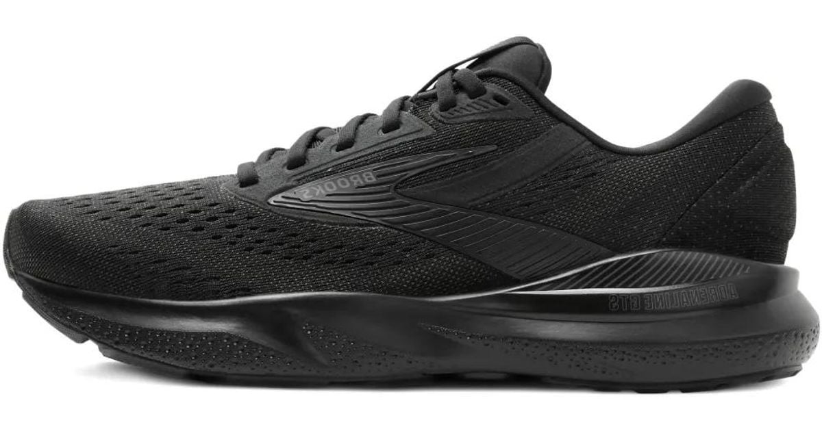 Brooks Adrenaline Gts 24 Running Sneakers in Black | Lyst