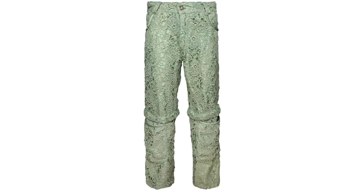 Earthling VIP Lust Convertible Jeans in Green for Men | Lyst UK