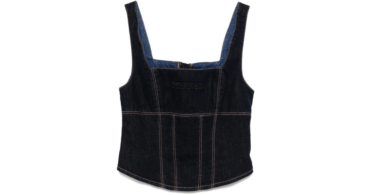 Ksubi Hera Top in Black | Lyst