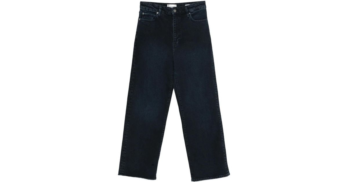 FRAME Buttoned Jeans in Blue | Lyst UK