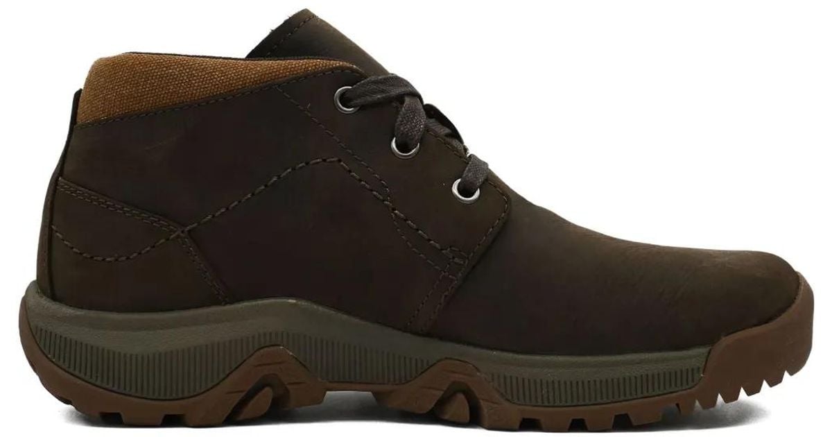 Merrell Lace-Up Leather Trainers in Brown for Men | Lyst