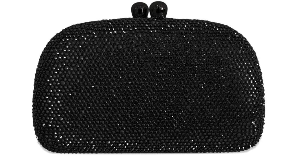 Serpui Embellished Mia Clutch Bag in Black | Lyst