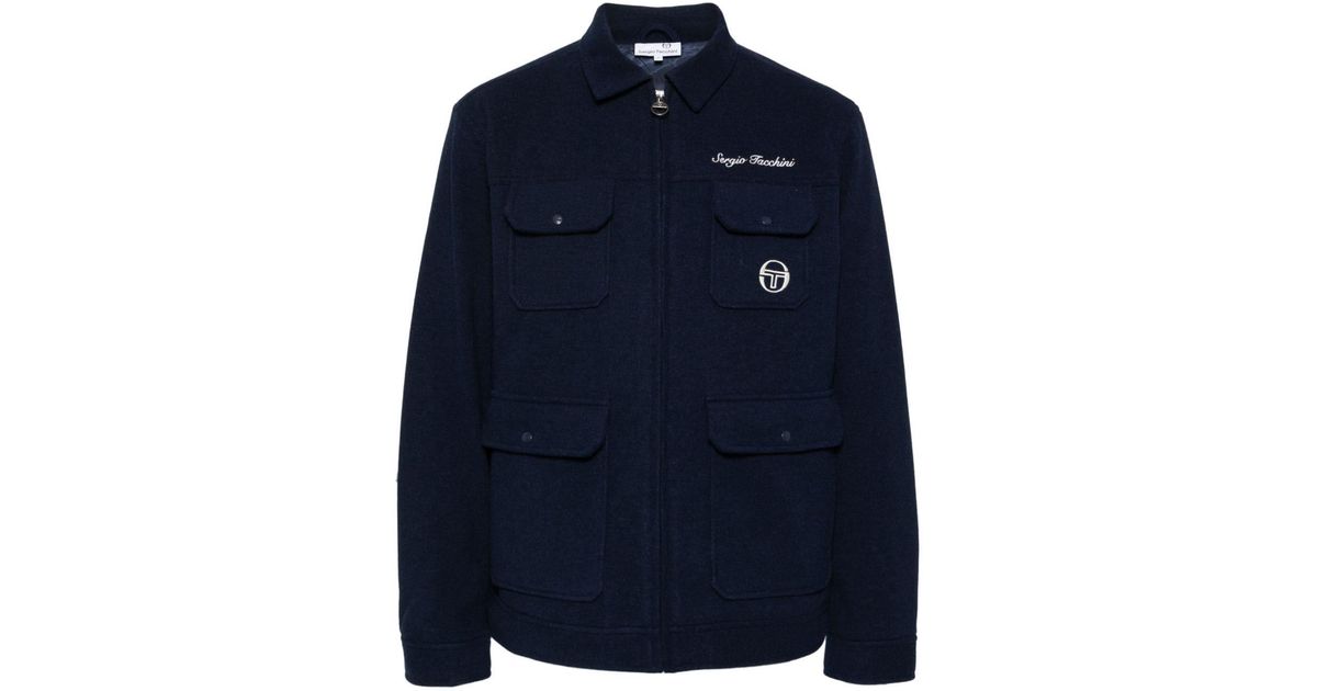 Sergio Tacchini Henri Field Jacket in Blue for Men | Lyst