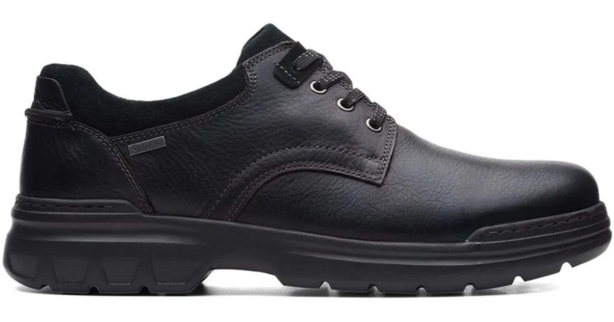 Clarks Rockie 2 Derby Shoes in Black for Men | Lyst