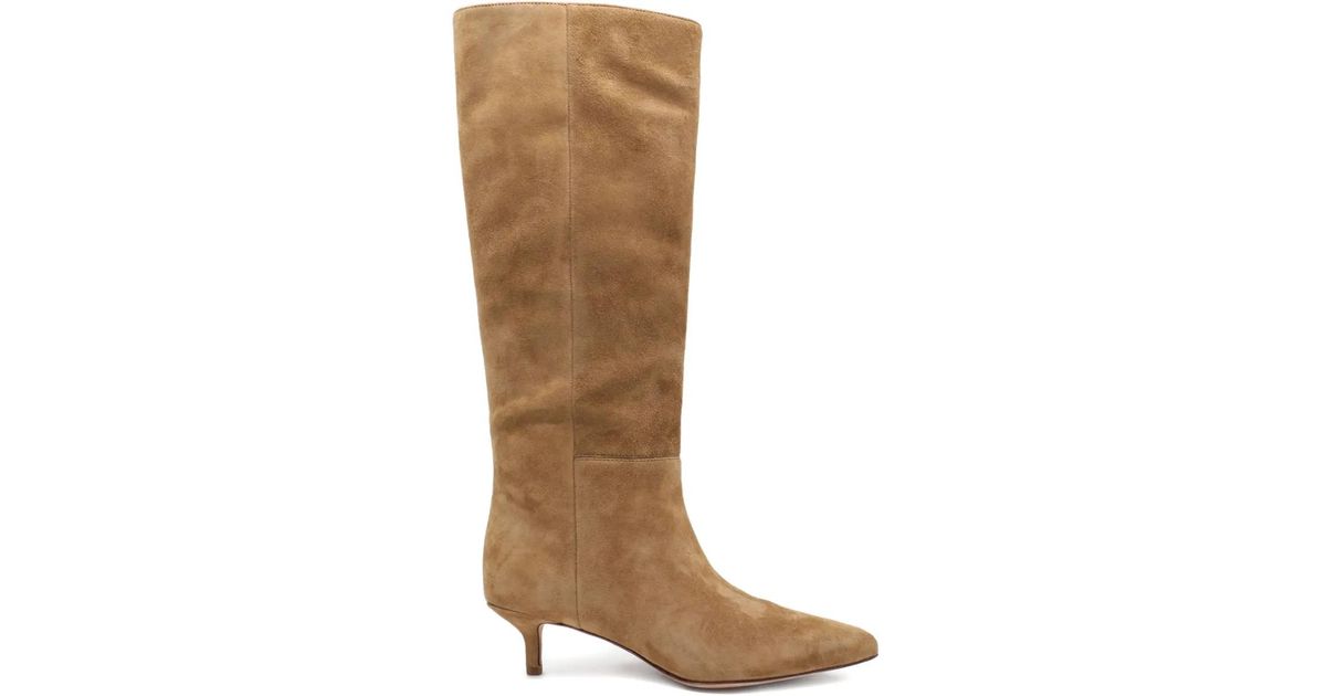 Veronica Beard 45Mm Lisa Pointed-Toe Boots in Brown | Lyst UK