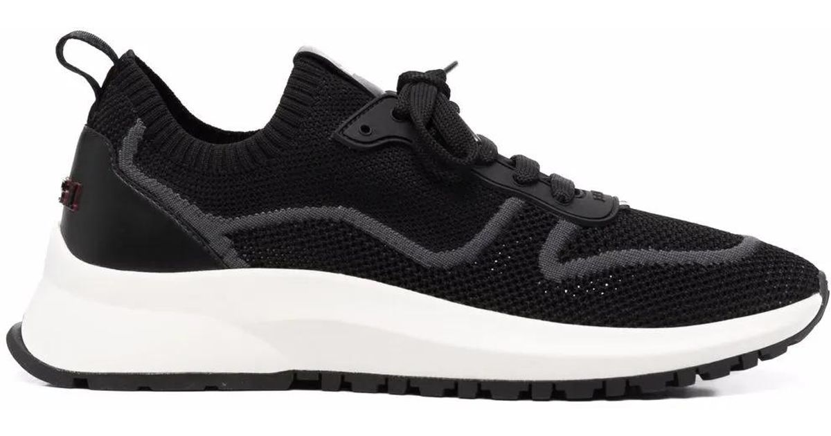 Bally Davyn Woven Sneakers in Black | Lyst