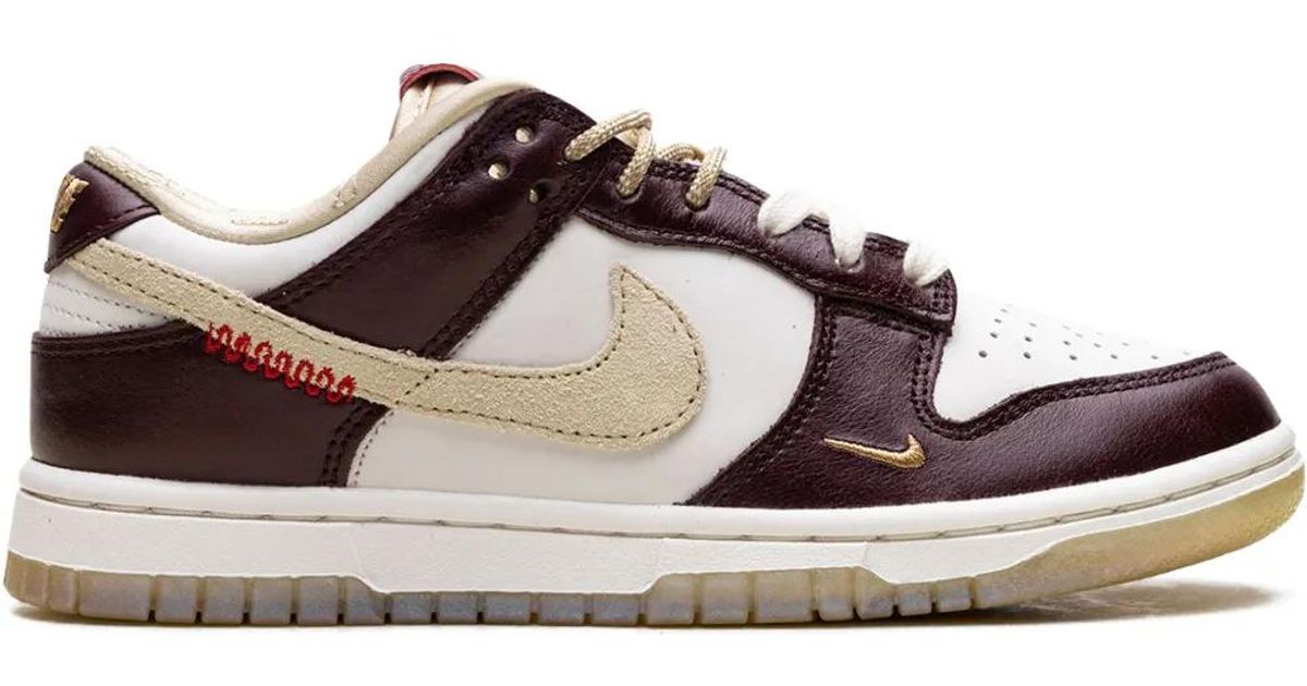 Nike Dunk Low Lx "Year Of The Snake" Sneakers in Brown | Lyst