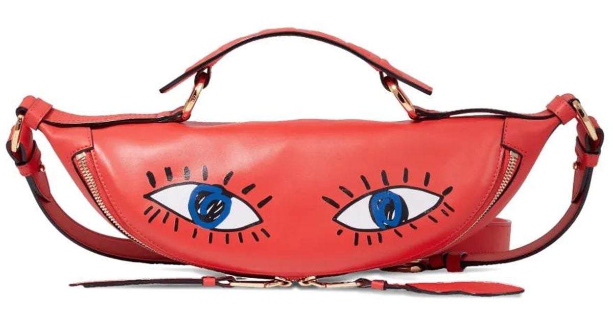 Lancel Origami Cross Body Bag in Red | Lyst UK