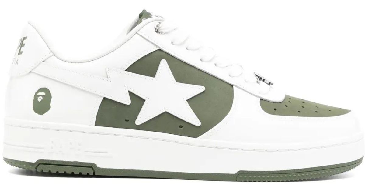 A Bathing Ape Sta #6 Sneakers in White for Men | Lyst