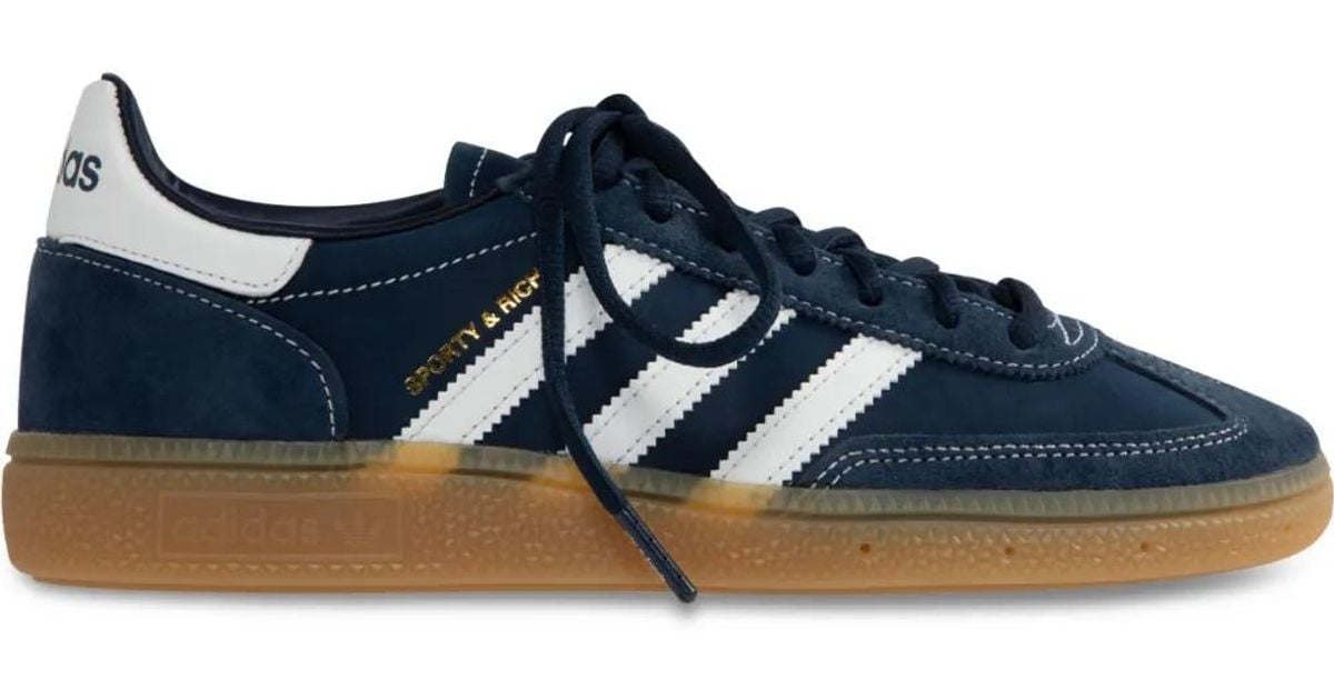 adidas X Sporty & Rich Handball Spezial Suede Sneakers in Blue for Men ...